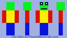 Colory man Minecraft Skin