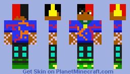 Messy scrap Minecraft Skin