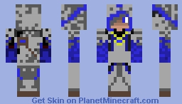 water mage boy Minecraft Skin