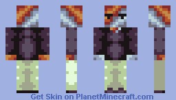 Fancy Fire and Ice with Hippy Pants Minecraft Skin