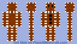 Gingerbread Man Minecraft Skin