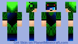Green soldier guy. Minecraft Skin