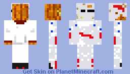 bloody pumpkin ghost Minecraft Skin