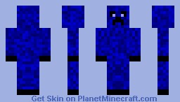 Water Creeper Minecraft Skin