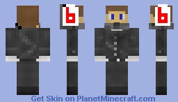Butler with Beats Minecraft Skin