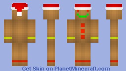 ★ᴌᶙᶄᶓ★ - Gingerbread Man Minecraft Skin