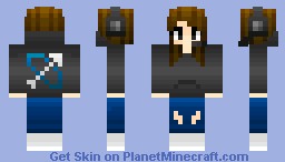 Shotbow FanGirl Minecraft Skin