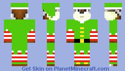 Chipmunk Christmas Elf Minecraft Skin
