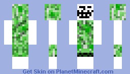 creeper with troll face Minecraft Skin