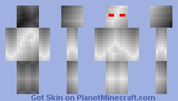 silver man Minecraft Skin