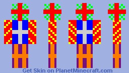 Present Man Minecraft Skin
