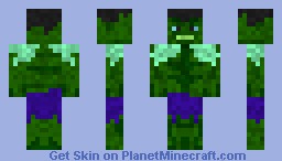 detailed hulk. Minecraft Skin