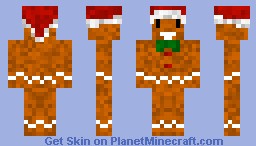 Santa Bread Man Minecraft Skin