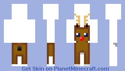 Rudolph The Red Nosed Reindeer Minecraft Skin