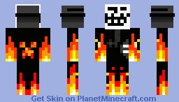 Burning Troll Minecraft Skin