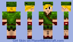 Woodland Elf Green Minecraft Skin