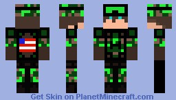Otterdragon's forest, jungle and grass land camo suit. Minecraft Skin