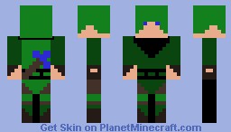 green assassin Minecraft Skin
