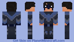 Nightwing Minecraft Skin
