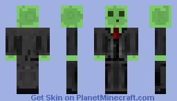 Slime In Suit! Minecraft Skin