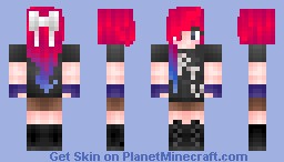 ~pierce the veil fangirl~ Minecraft Skin