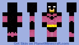 The pink Knight rises Minecraft Skin
