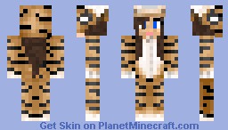 Tiger Girl Minecraft Skin
