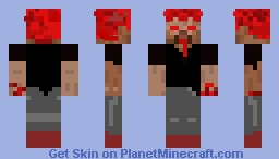 Vampire Steve Minecraft Skin