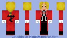 Edward Elric - Full Metal Alchemist Minecraft Skin