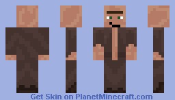 Hand some villager Minecraft Skin