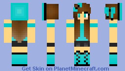 ~Luckeh~ Lucki in Blue **Personal** Minecraft Skin