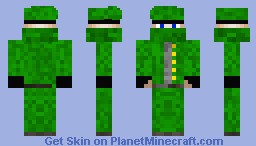 Green Beret Soldier Minecraft Skin
