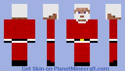 Santa Steve jumpsuit Minecraft Skin