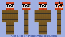 TNT Barrel Minecraft Skin