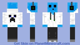 Blue Slime Minecraft Skin