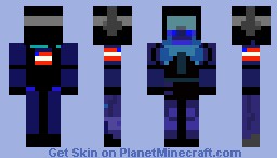 Navy Seal in Wetsuit Minecraft Skin