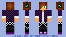 purple Minecraft Skin