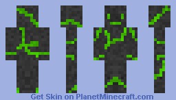 Green Rock Creature Minecraft Skin