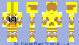 Space Age Collection skin# 2: Golden Armor Minecraft Skin