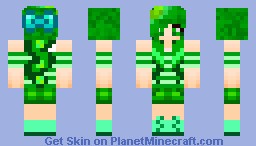 Forest Girl Minecraft Skin