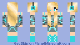 Diamond Girl Minecraft Skin