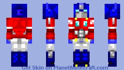 Optimus Prime Minecraft Skin