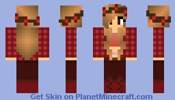 Girl with a belly piercing Minecraft Skin