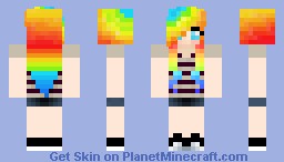 Rainbow Dash Minecraft Skin