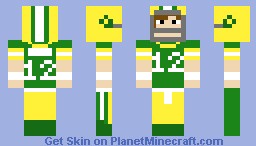 Aaron Rodgers Minecraft Skin