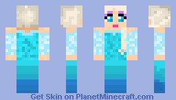 Elsa the Snow Queen Minecraft Skin