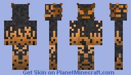 Fire demon Minecraft Skin