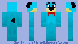 Huckleberry Hound Minecraft Skin
