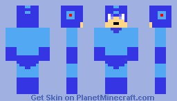 Mega man Minecraft Skin