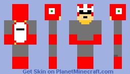Proto man Minecraft Skin